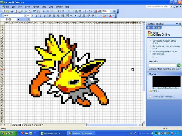 jolteon-pokemon-excel - Azonnal használható Excel tippek
